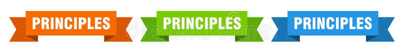 Principles Ribbon. Principles Isolated Paper Sign. Banner Stock Vector ...