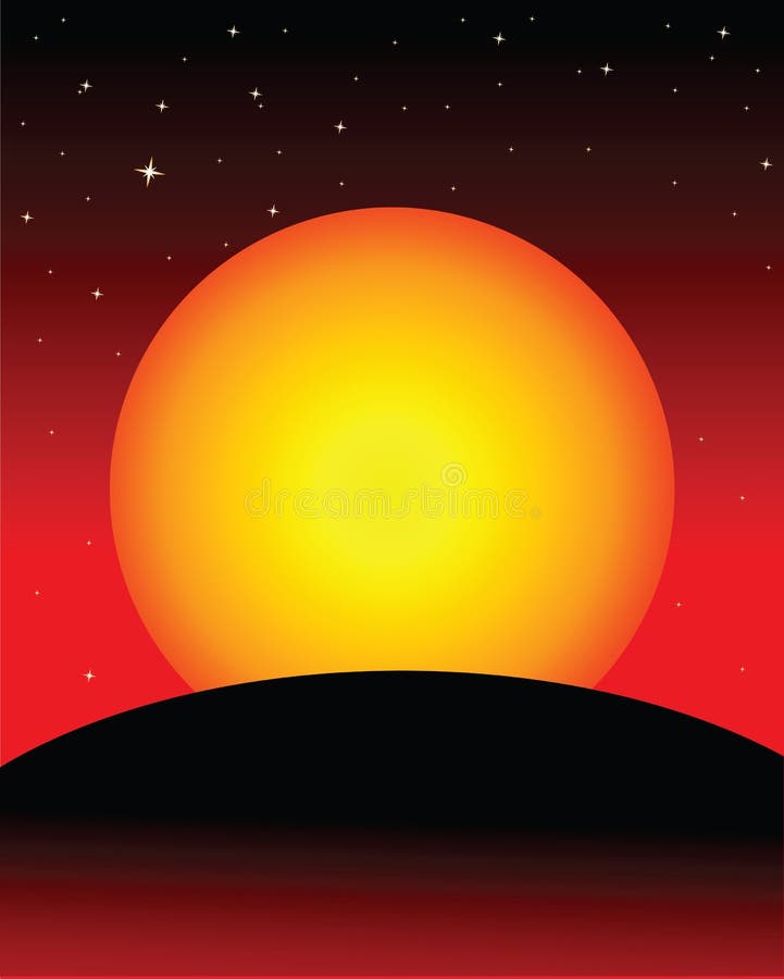 A Thousand of Stars Glowing in a Back Backdrop. Stock Illustration ...