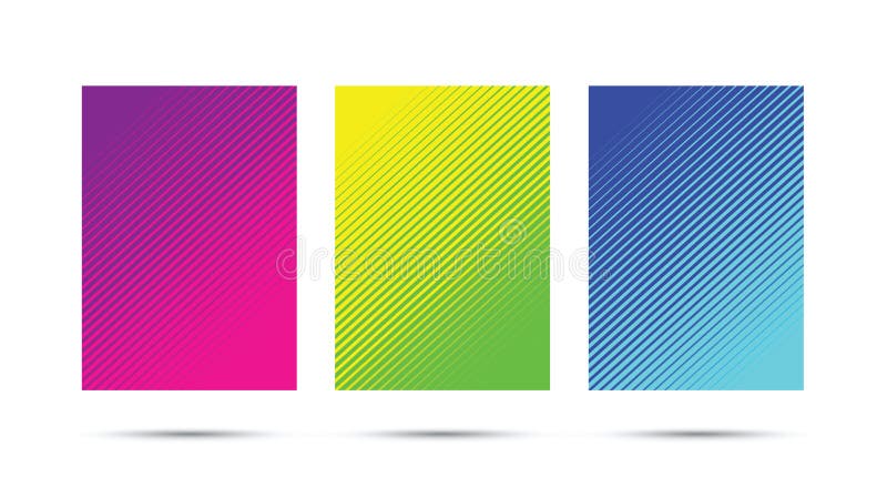 A4 Fading Blue Line Pattern Background Stock Vector - Illustration of ...