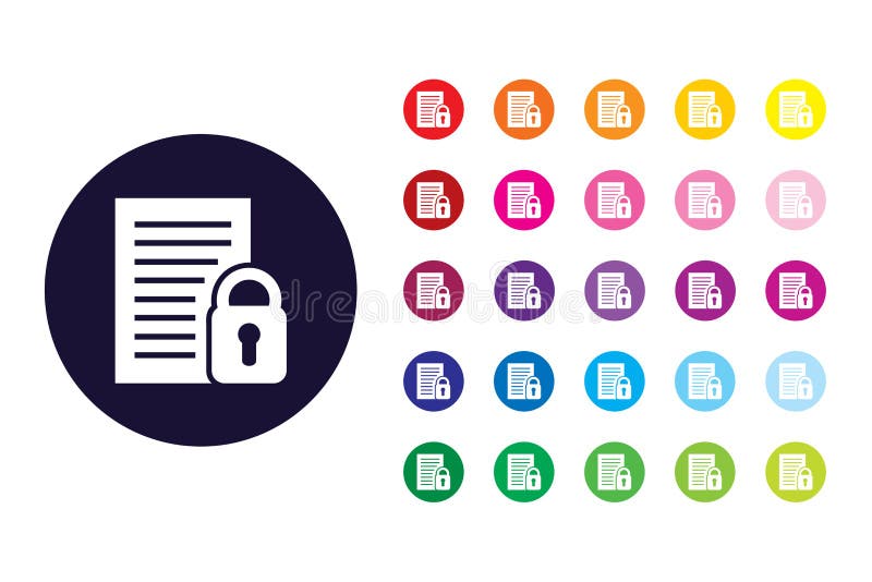 Top Secret Icon. Top Secret Color Symbol. Stock Vector - Illustration ...