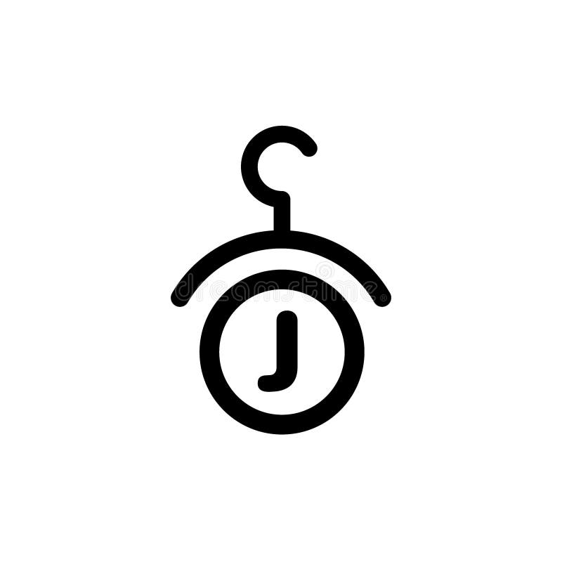 Fashion Vector Logo. Clothes Hanger Logo. Letter J Logo. Tailor Emblem ...