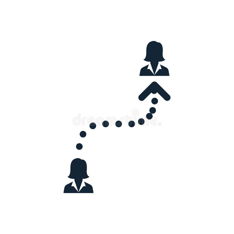 Right way icon stock vector. Illustration of leadership - 135018952