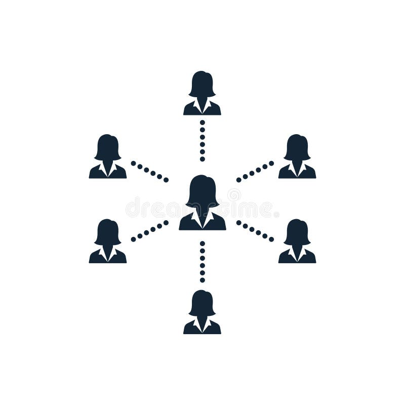 Leadership Lady Women Business Creative Team Icon Stock Vector ...