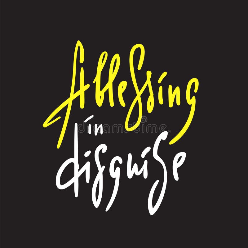 Blessing Disguise Stock Illustrations – 15 Blessing Disguise Stock ...