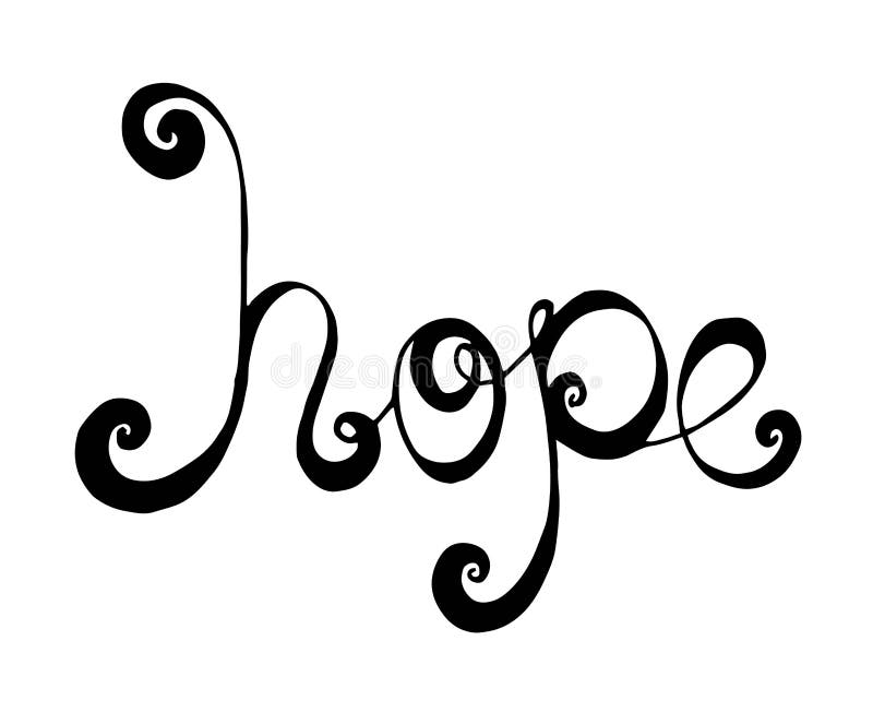 Hope Isolated Icon. Simple Element Illustration from Zodiac Concept ...