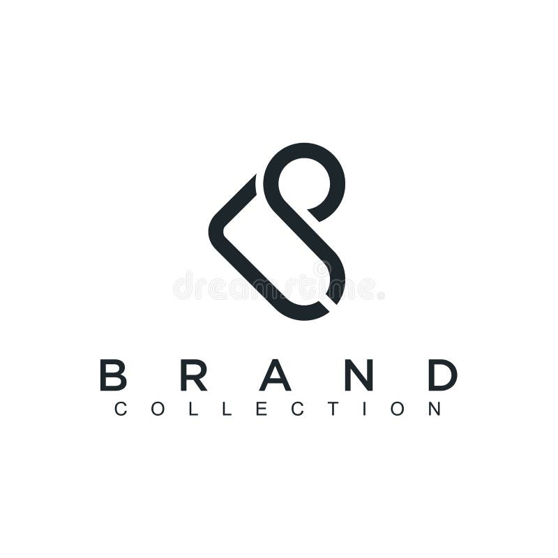 Elegant Line Curve Vector Logotype. Premium Alphabeth Logo Design ...