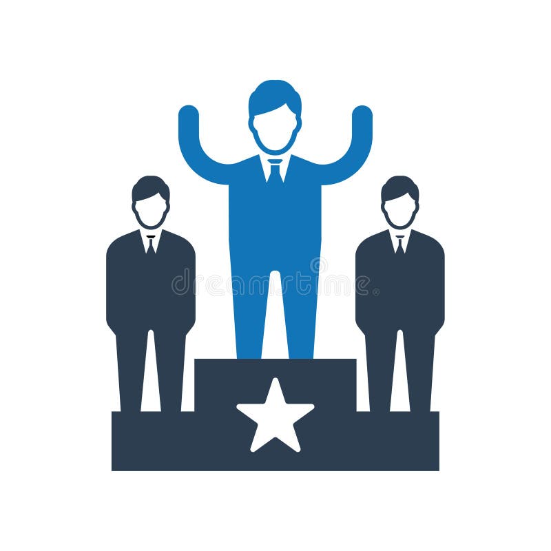 Business Winner Icon stock vector. Illustration of champion - 135838432