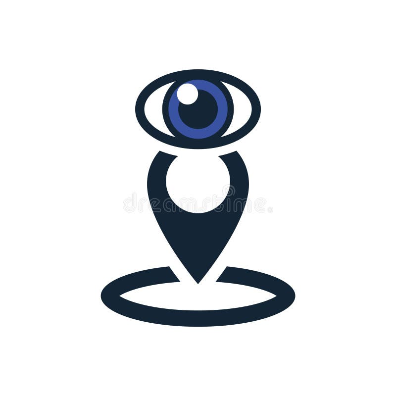 Business, People , Eye, Location, Creative Vision Icon Stock ...