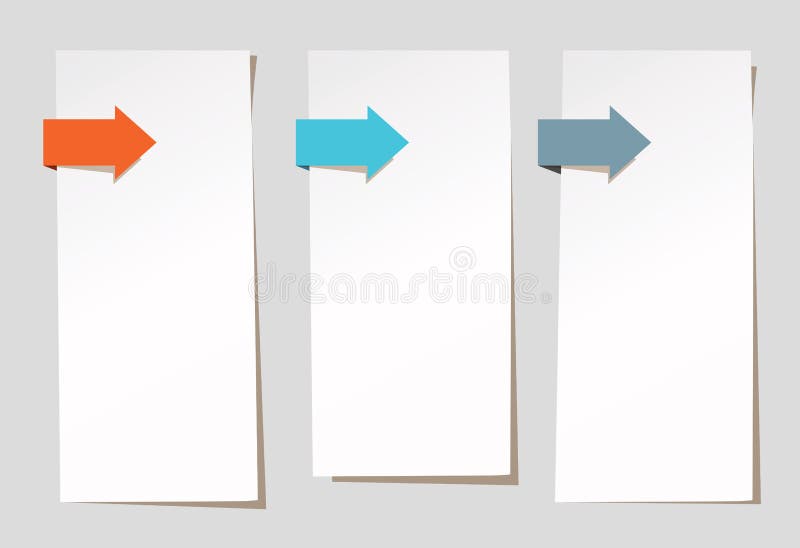Three Paper Sheets Vector Illustration Stock Illustrations – 205 Three ...