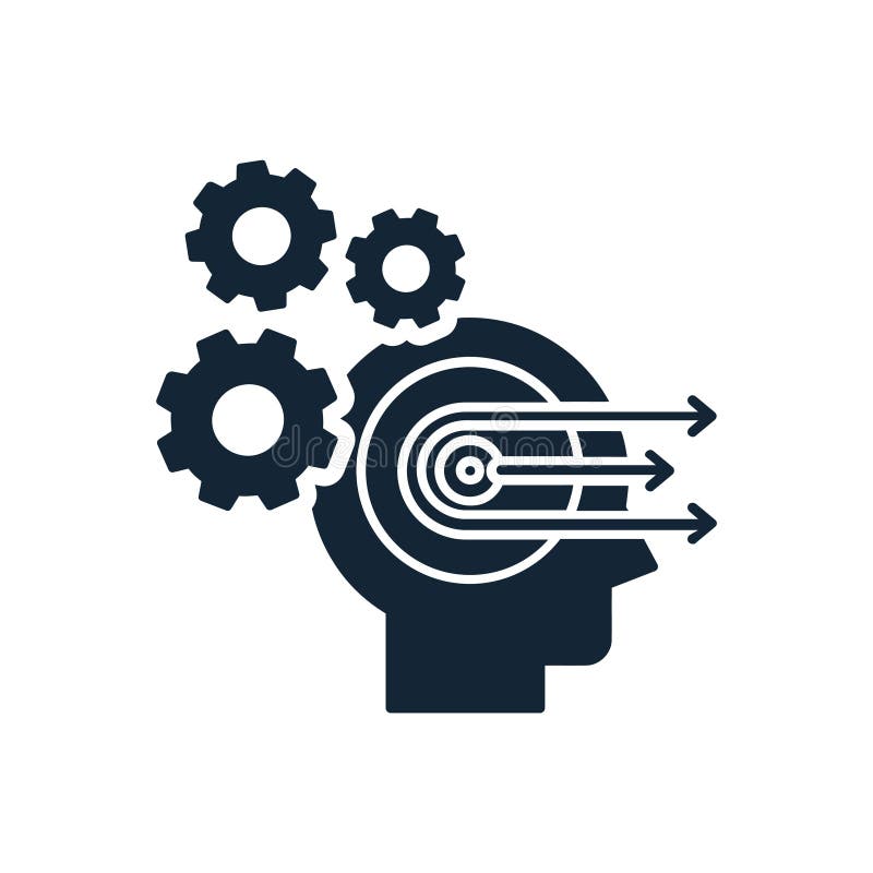 Business Target and People Maintenance Icon Stock Vector - Illustration ...