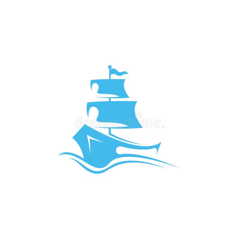Ship Logo Vector Art. Shop Logo Template Stock Vector - Illustration of ...