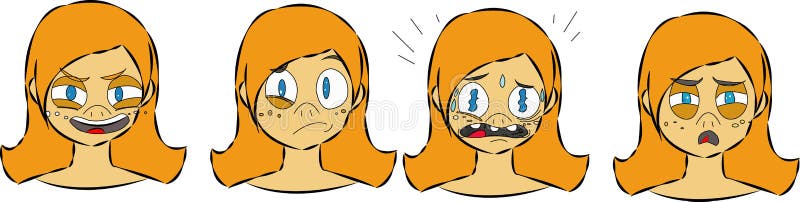 Character Creation Set with Various Views, Face Emotions, Lip Sync ...