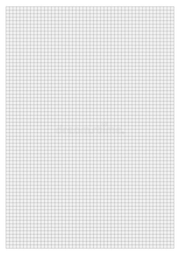 Graph Paper Grid Lines B4 Size Dimension Stock Vector - Illustration of ...