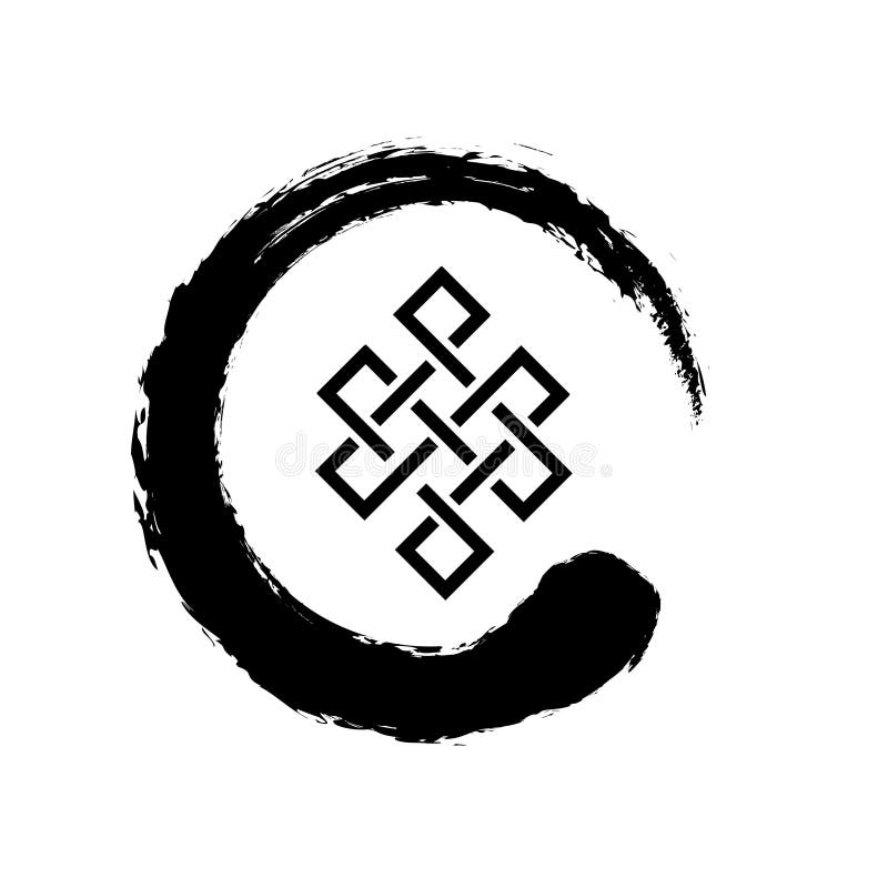 Black zen path stock vector. Illustration of meditation - 136434148