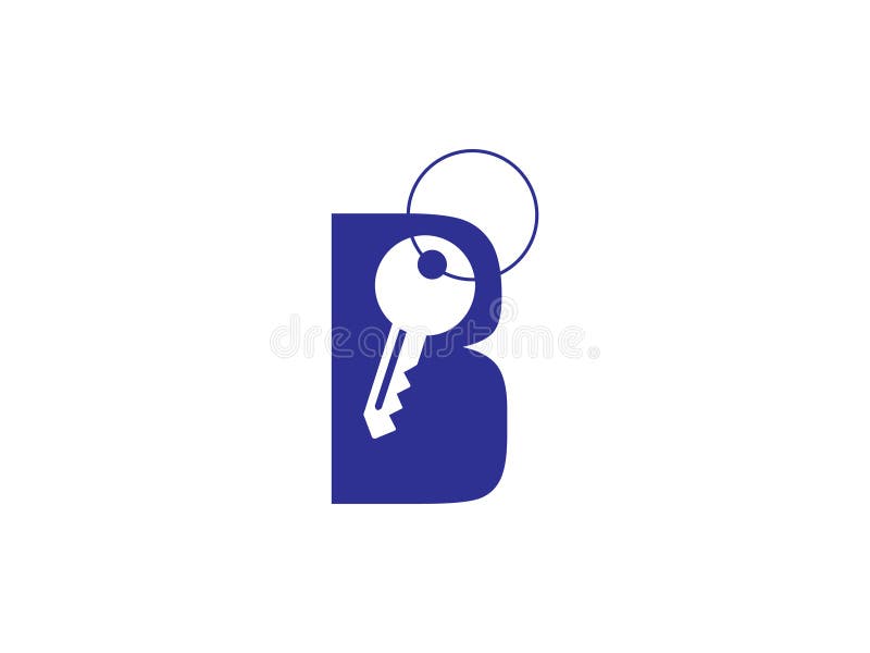 Initial Letter Q with Key Black and White Design Logo Graphic Branding ...