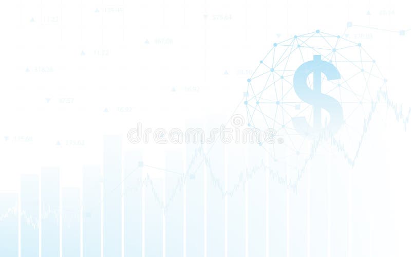 Abstract Financial Background with Dollar Sign in Network Sphere and ...