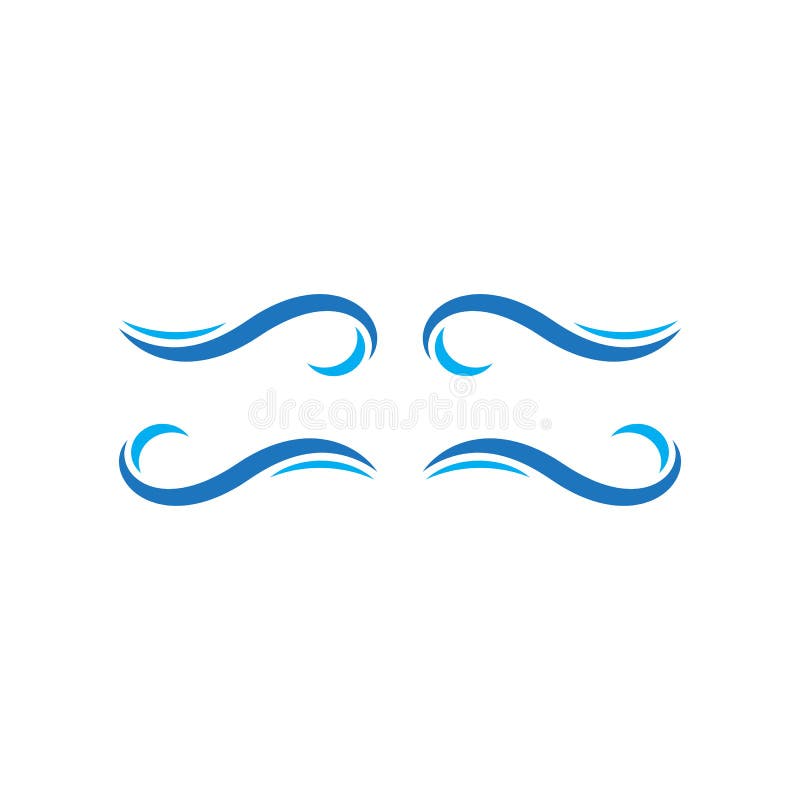 Simple Swoosh Shape, Isolated on White Stock Vector - Illustration of ...