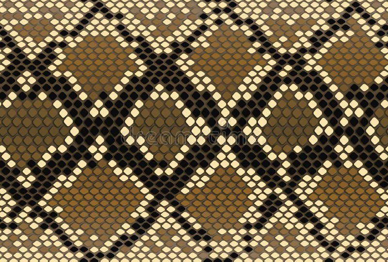 Seamless snake skin stock vector. Illustration of realistic - 137574780