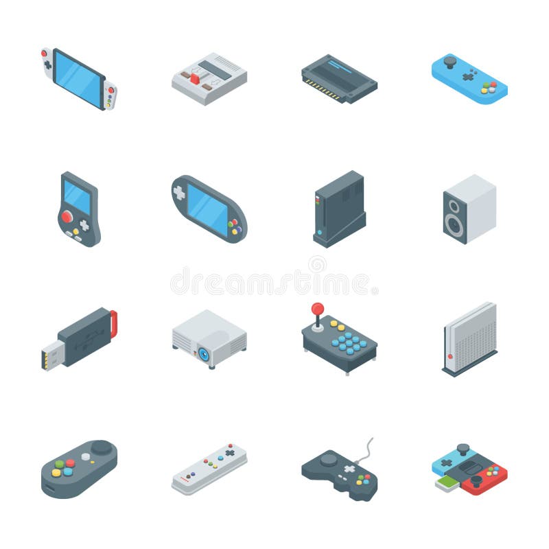 Consoles Icons Stock Illustrations – 143 Consoles Icons Stock ...