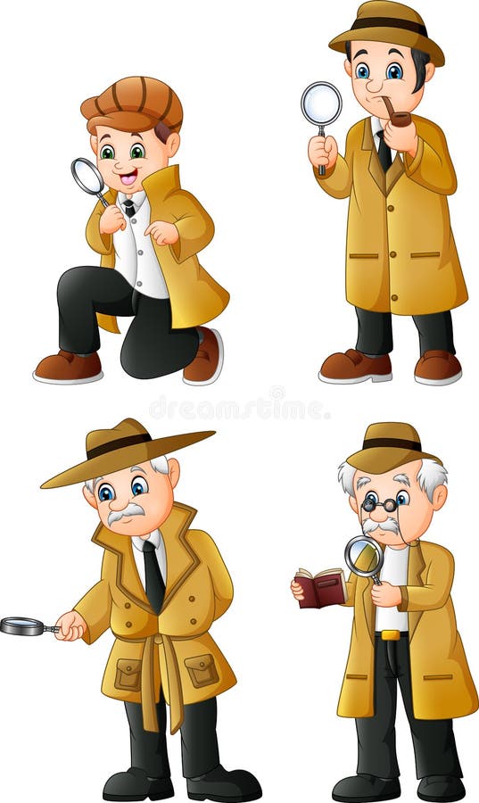 Detectives Hat stock vector. Illustration of clip, detective - 10764254