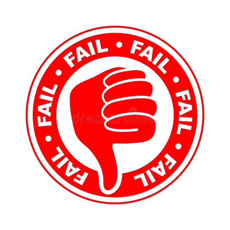 Fail Stock Illustrations – 52,009 Fail Stock Illustrations, Vectors ...