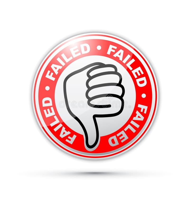 Failed Thumbs Stock Illustrations – 45 Failed Thumbs Stock ...