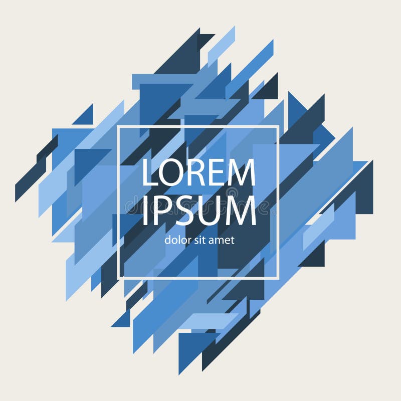 Abstract Background Geometric Element. Diagonal Lines and Triangles ...