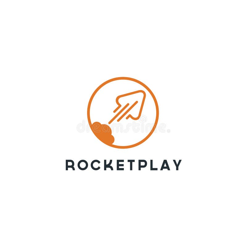 Rocket Play Advance Technology Launching Elements, Icons, Symbols ...