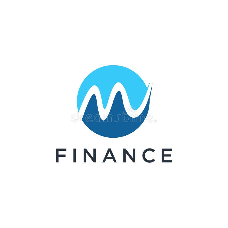 Financial Advisors Logo Design Template Vector Icon Stock Illustration ...