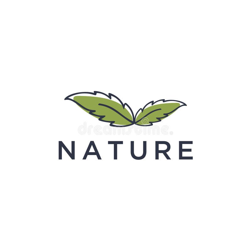 Organic Life Logo, Graceful Monogram Design Template, Natural Line Art ...