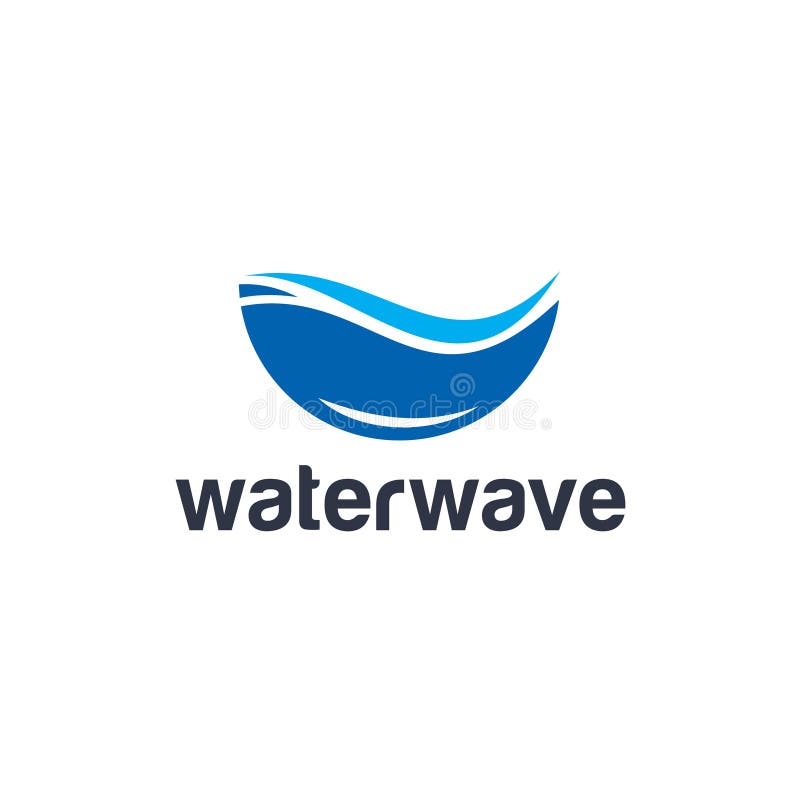 Water Flow Vector Logo Water Flow Vector Stock Illustrations