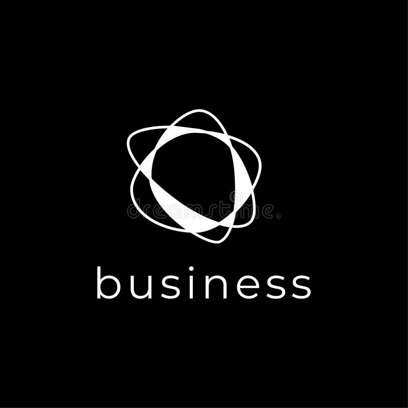 Business Logo Design. Orbital Logo Stock Vector - Illustration of ...