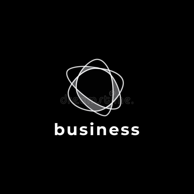 Business Logo Design. Orbital Logo Stock Vector - Illustration of ...
