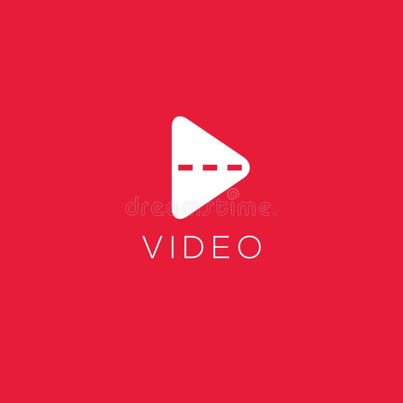 Video Vector Logo. Video Streaming Logo. Start Button Logo Stock Vector ...