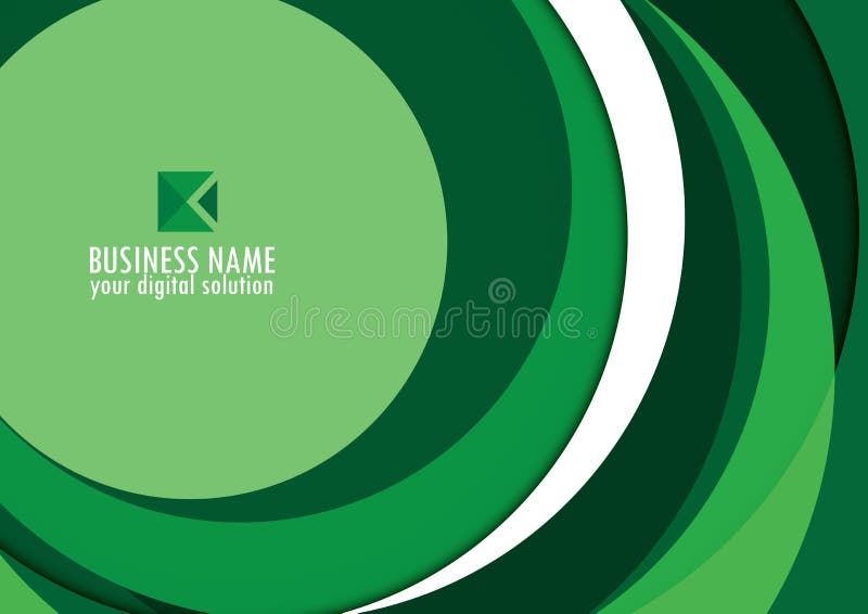 Abstract Background Circle Template Design Stock Vector - Illustration ...