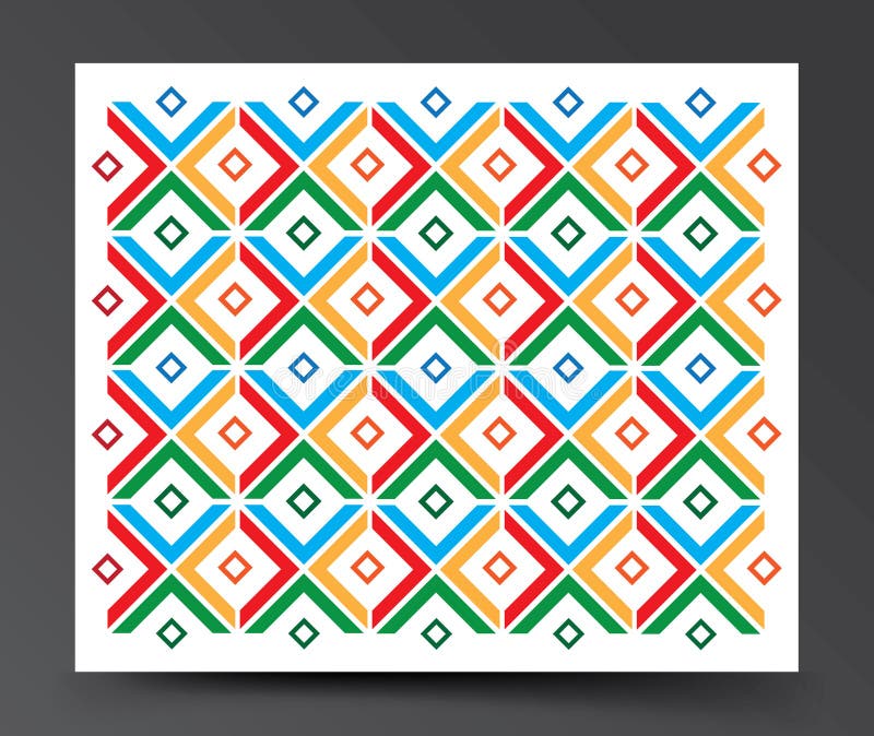 Color Shape Pattern Abstract Background Stock Vector - Illustration of ...