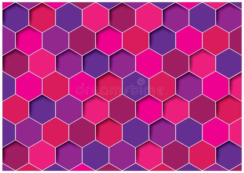 Magenta Shape Pattern Abstract Background Stock Vector - Illustration ...