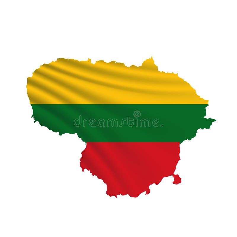 Red waving flag stock vector. Illustration of shape, elegant - 7689318