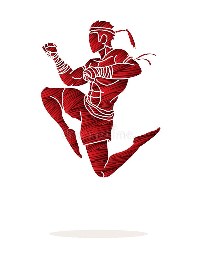 Cartoon Thai Boxing Stock Illustrations – 600 Cartoon Thai Boxing Stock ...
