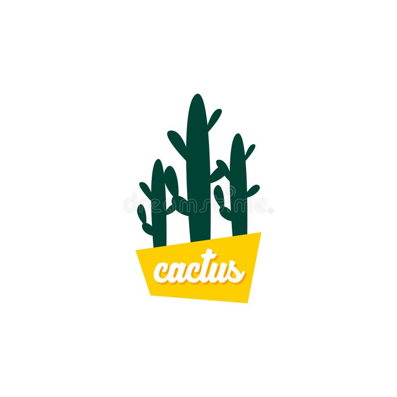 Cactus Logo Vector. Cactus Logo Template Stock Illustration ...