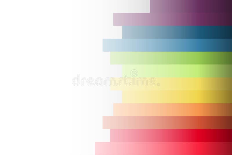 Rainbow Background for Your Design Stock Vector - Illustration of green ...
