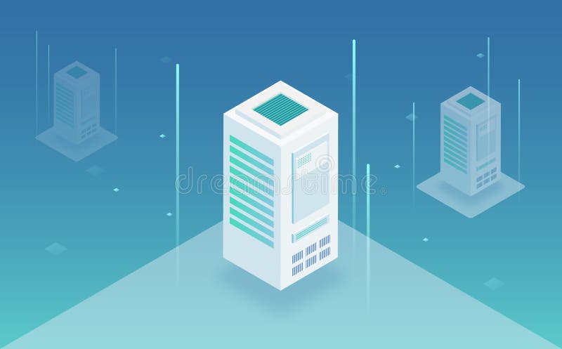 Big Data Processing, Web Hosting, Server Rack, Data Storage, Omputing and Processing Information ...