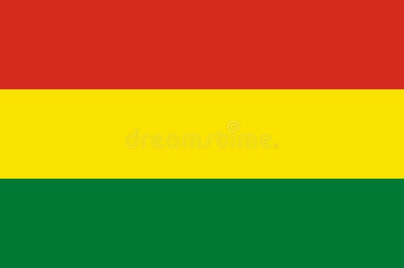 Bolivia Flag, Official Colors and Proportion Correctly. National ...