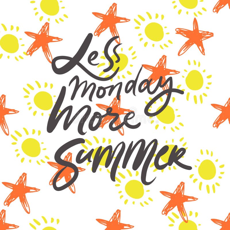 Ok, Monday! Let Do it. Hand Drawn Cup of Coffee and Donut Stock Vector ...