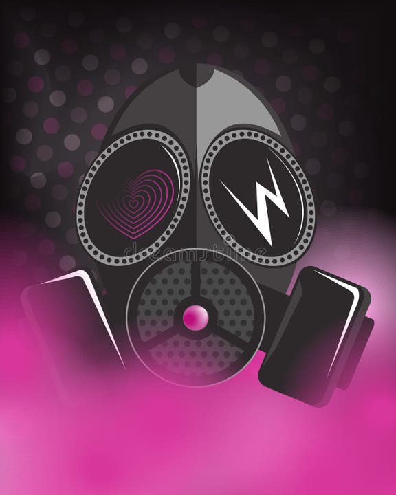Pink Toxic Mask Punk Art - Vector Stock Vector - Illustration of poison ...