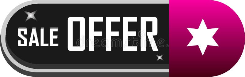 Special Offers Round Shape Colorful Design Banner Stock Illustration ...