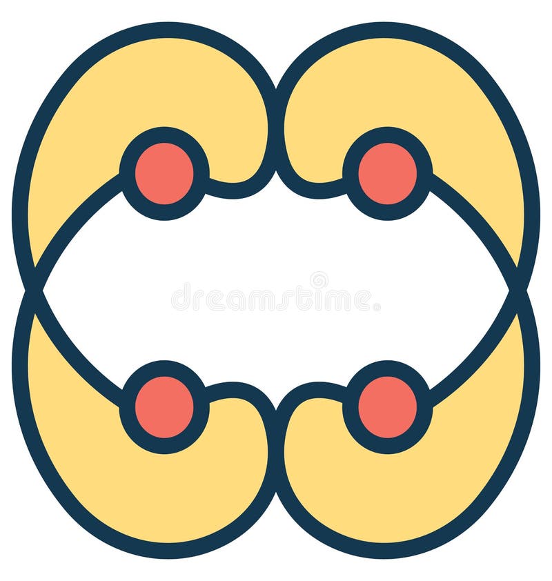 Central Flower Vector Icon Which Can Easily Modified or Edit Stock ...