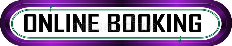 Web Button Classic Online Booking Button White Background Stock Illustration - Illustration of ...