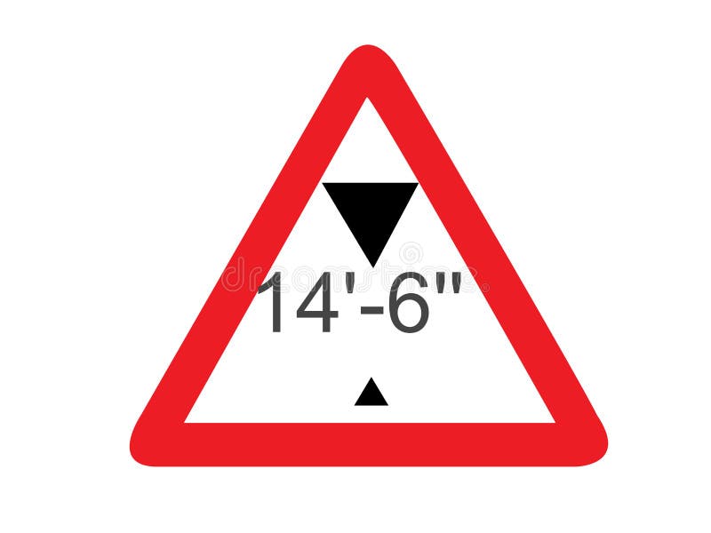 Height Restriction Road Stock Illustrations – 226 Height Restriction ...
