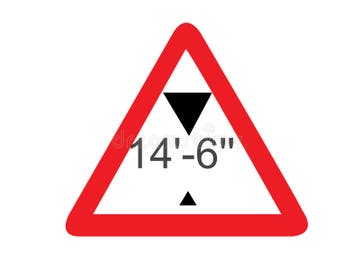 Height Restriction Road Stock Illustrations – 226 Height Restriction ...